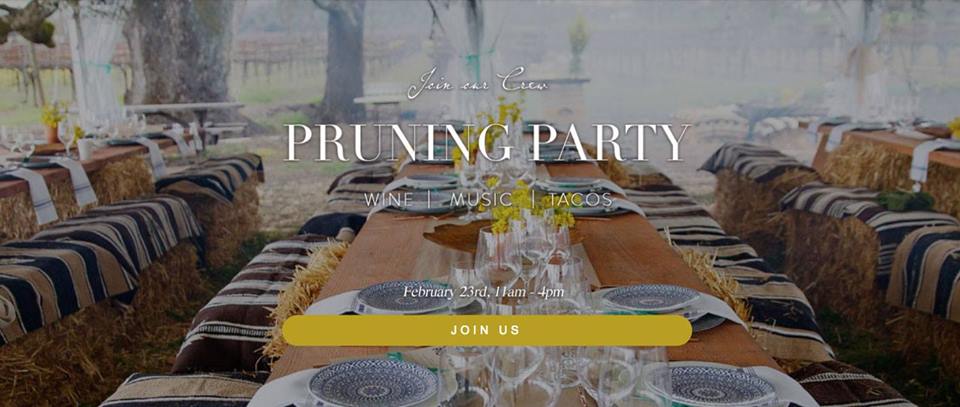 Pruning Party - Sonoma Valley Vintners & Growers